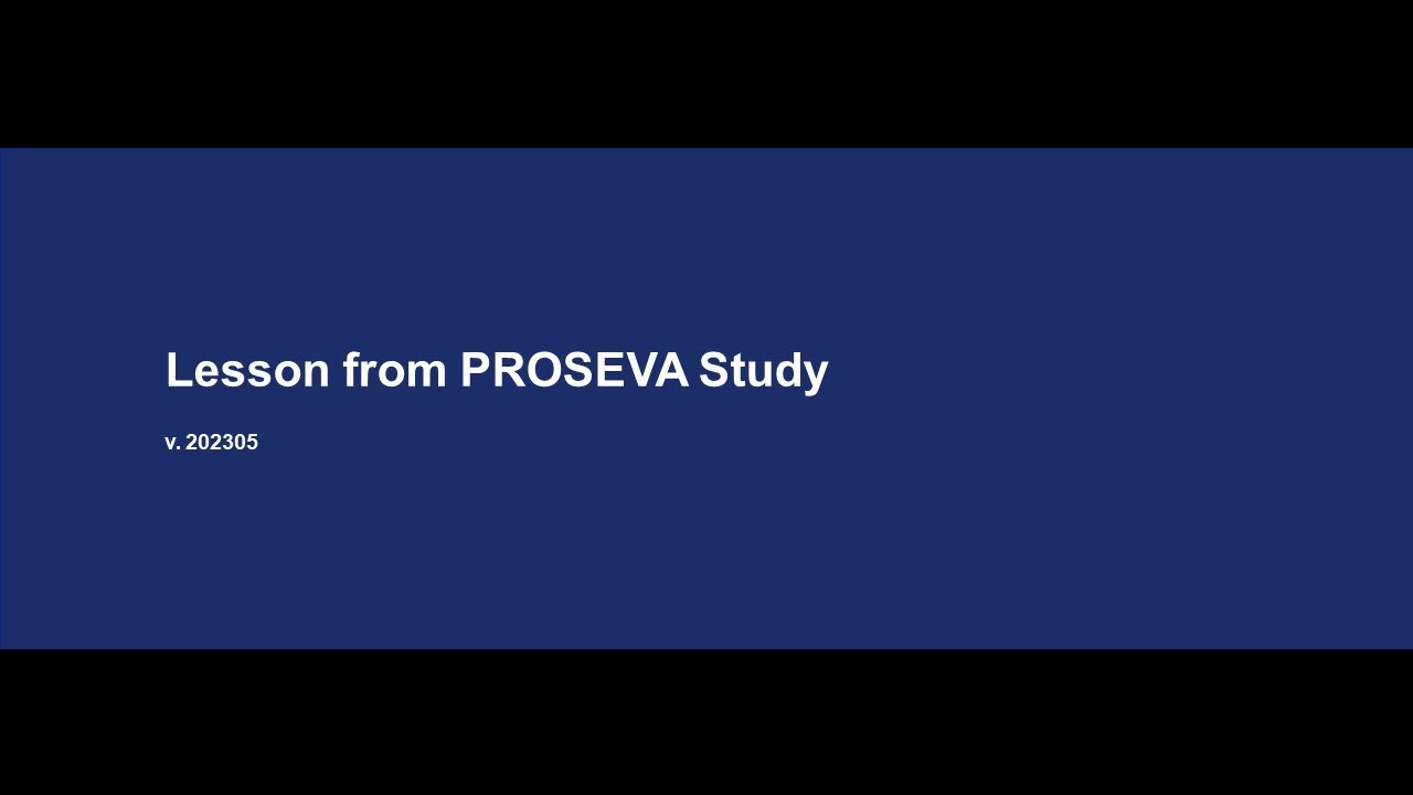 006_[KOR]_Lesson from PROSEVA Study - YouTube