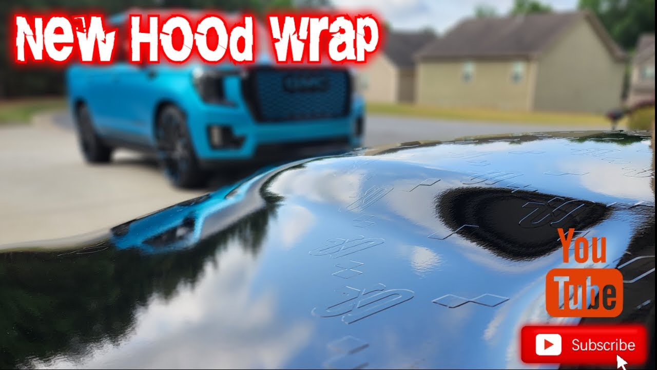 Custom wrap on my hood. Never seen before - YouTube