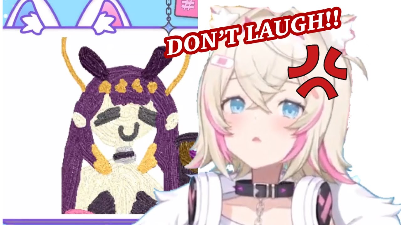 Mococo Gets MAD at Ruffians For Thinking Her Drawing Looks STRANGE ...