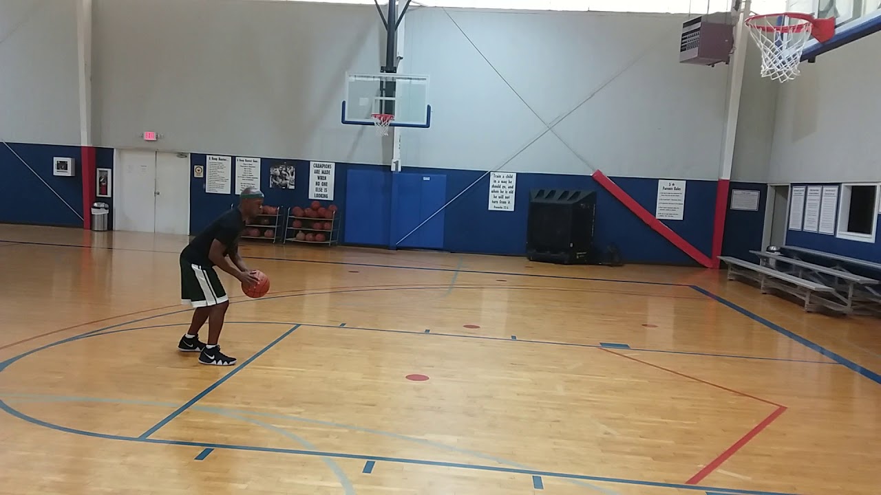 Free throw using a staggered stance and 3 dribbles 1 of 4 | Hoop Hunter ...