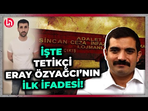 Tetikçi Eray Özyağcı'nın mahkemedeki ilk ifadesi ortaya çıktı! \