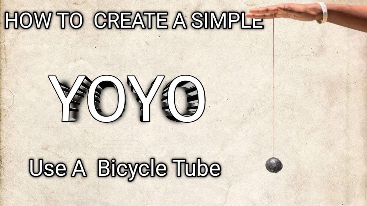 How To Create a YoYo / Rubber Band YoYo / Kids Toys / Simple Toys ...