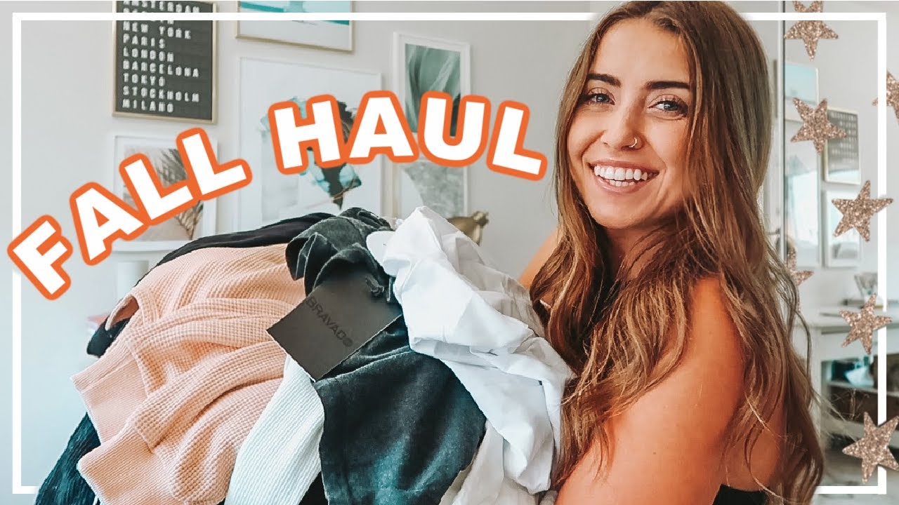 HUGE FALL TRY-ON CLOTHING HAUL 2020! | Morgan Yates - YouTube