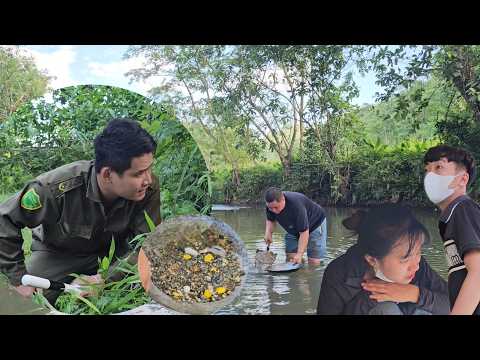 Linh, küçük bir hırsız tarafından kovalanıyor | Manh, yasadışı altın madencilerini suçüstü yakalıyor