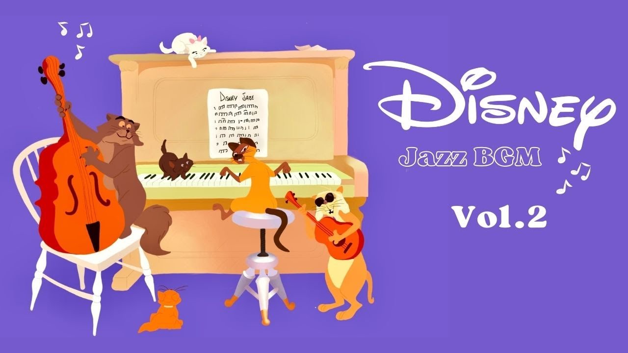 DISNEY Jazz Music Radio Vol. 2 ☕ Relaxing Guitar Collection for ...