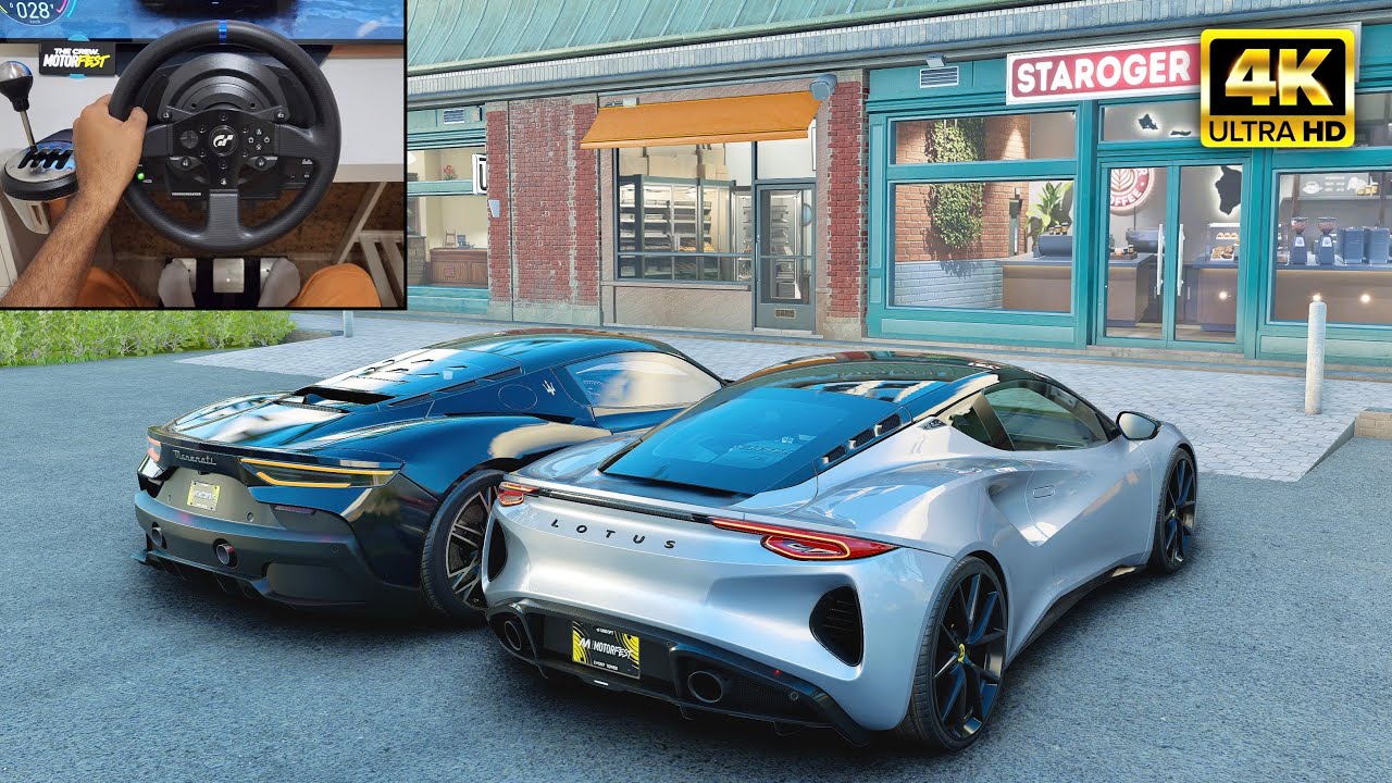 Lotus Emira & Maserati MC20 | The Crew Motorfest | Thrustmaster T300RS ...