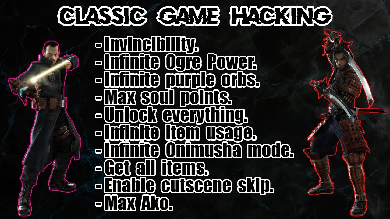 PS2 Onimusha 3: Demon Siege - Mod Menu - YouTube