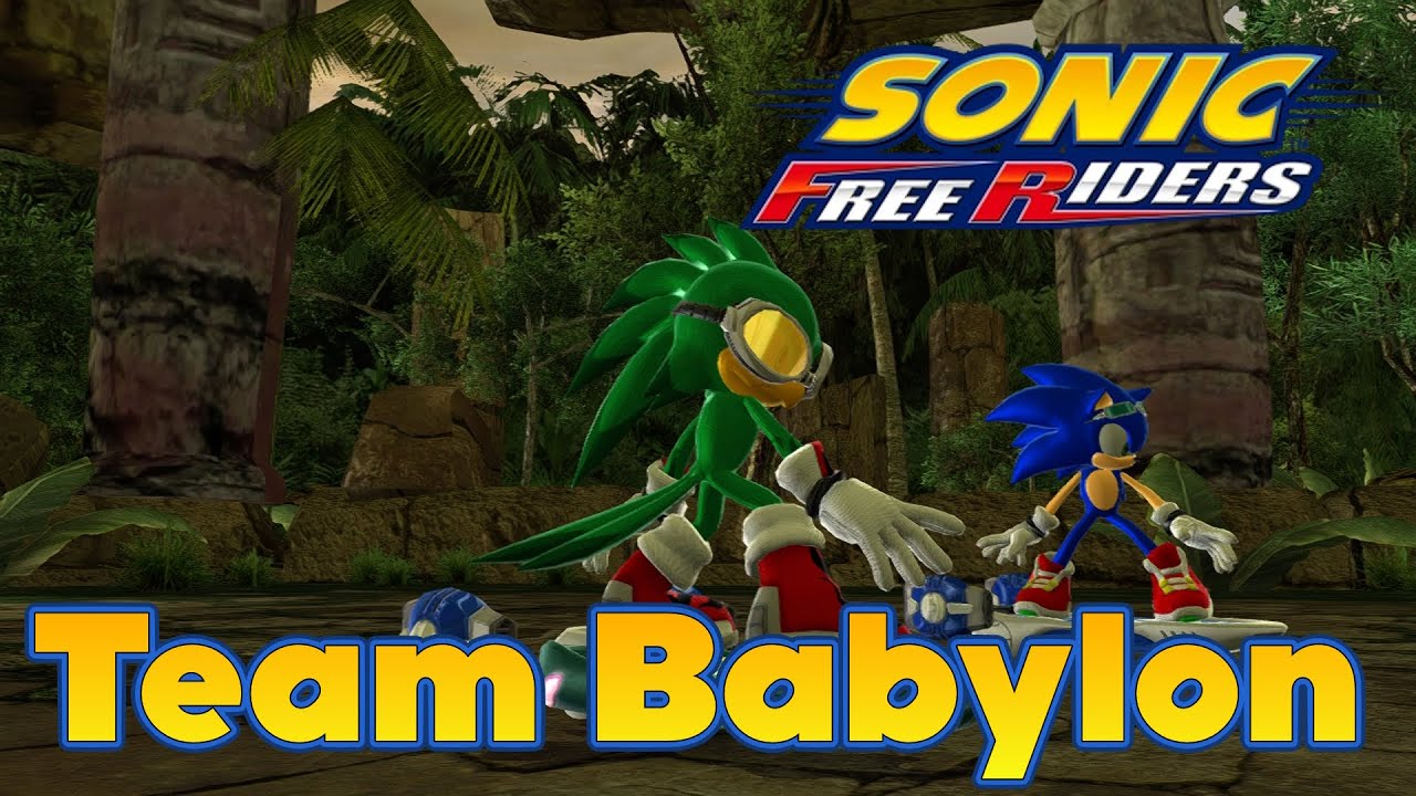 [X360] Sonic Free Riders (No Kinect) Part 2 (Team Babylon) - YouTube