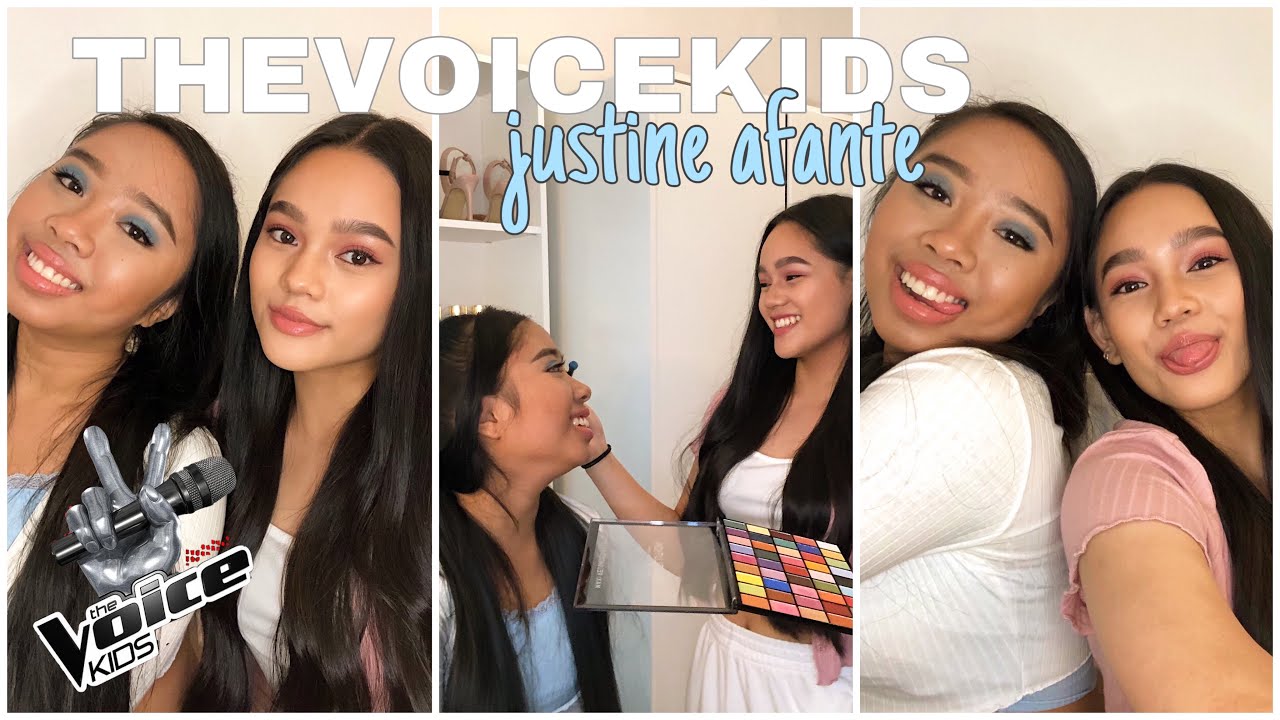 Doing Justine Afante's Makeup || TheVoiceKids UK Winner - YouTube