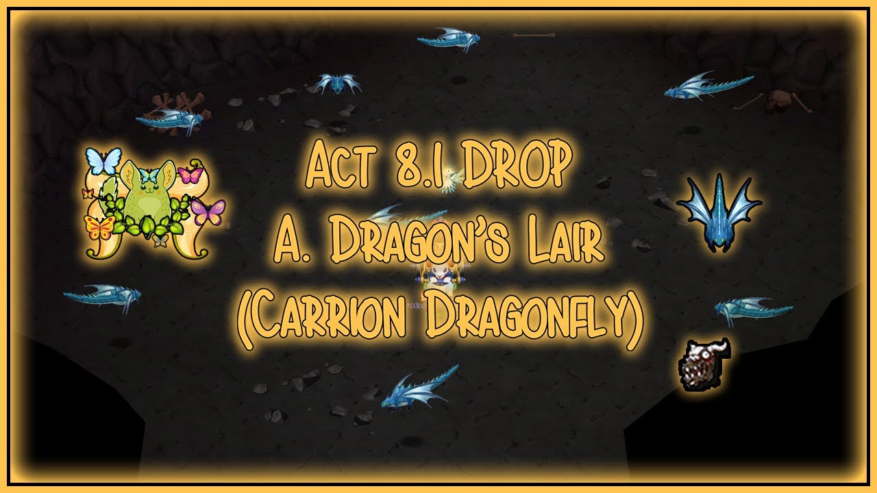 Nostale Eu Act 8 1 Drop A Dragons Lair Carrion Dragonfly Youtube