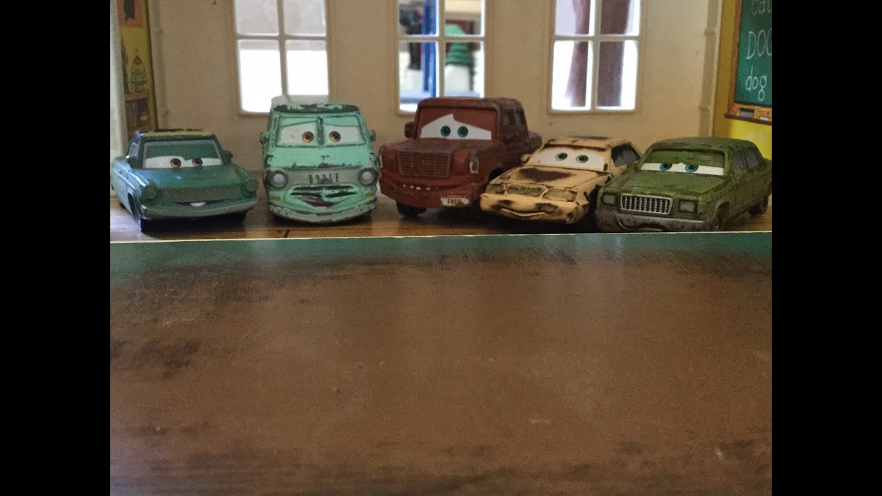 Mattel Pixar Cars Dusty, Rusty, Jonathon Wrenchworths, Fred and Donna ...