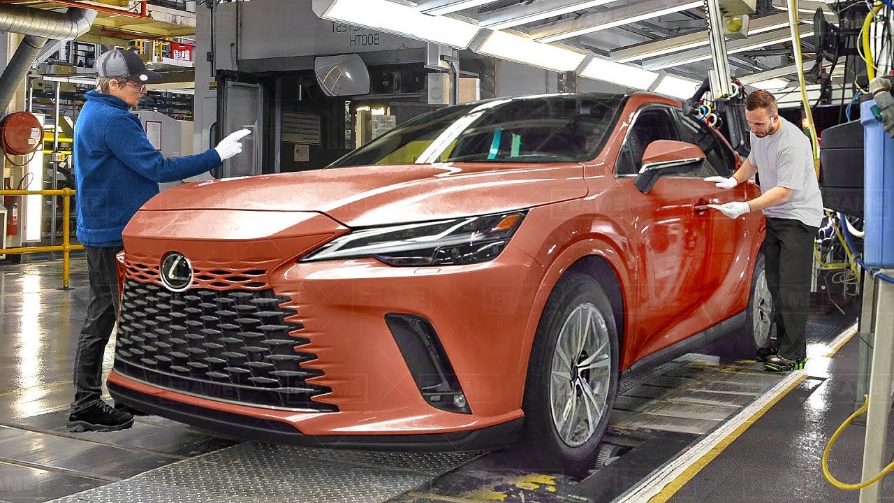 Inside Mega Factory Building the New 2023 Lexus RX - YouTube