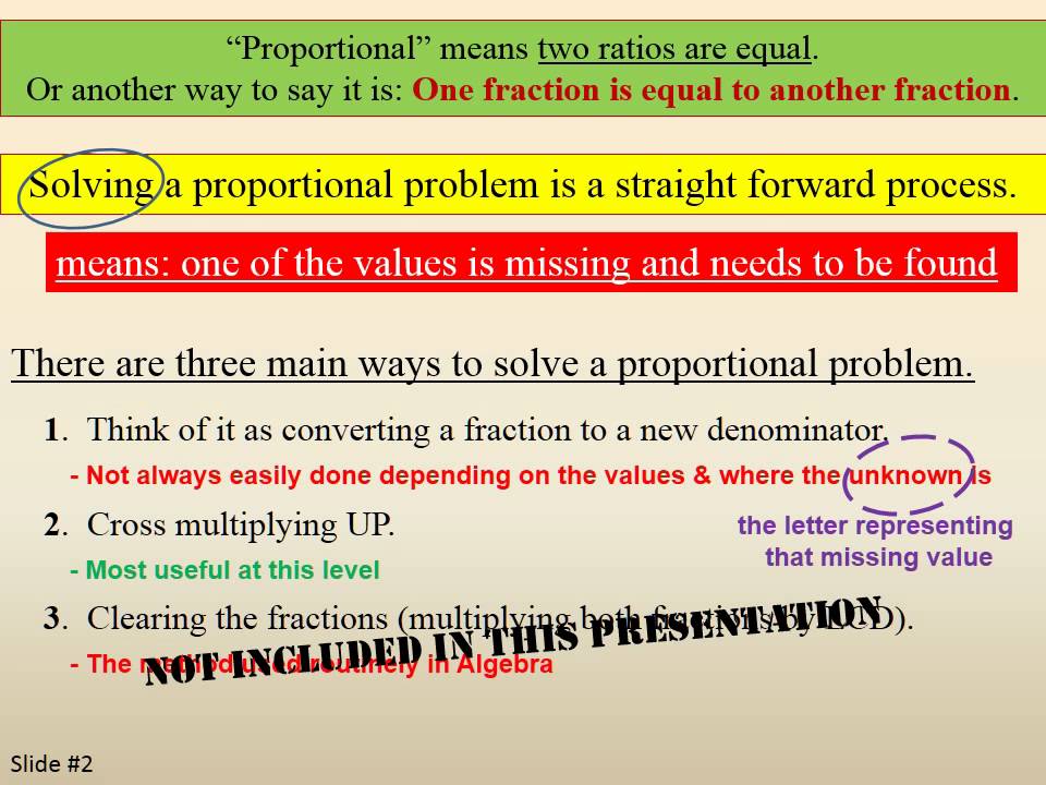 Solving Proportions - YouTube