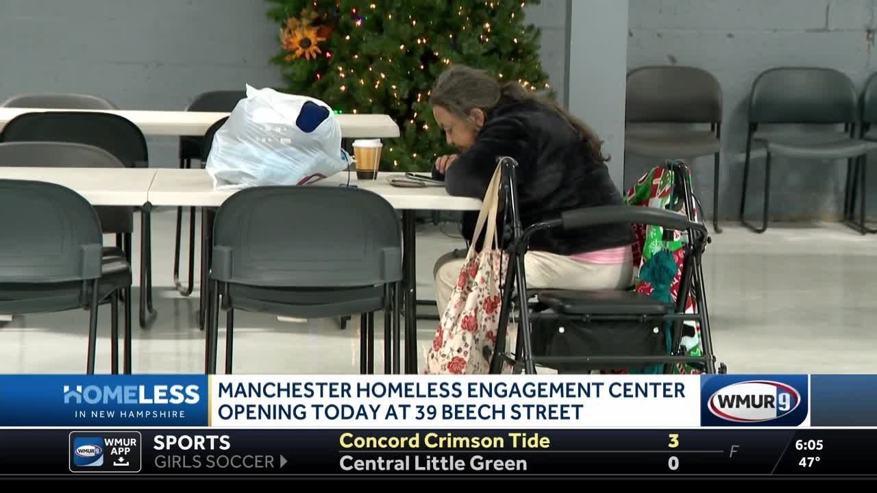 Homeless Engagement Center in Manchester set to open Wednesday - YouTube