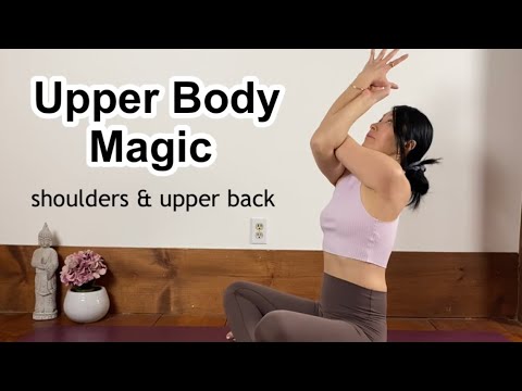 Yoga for Upper Back & Shoulders ㅣ Sweet Upper Body Stretch - YouTube