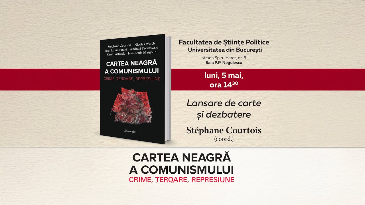 #Lansare CARTEA NEAGRĂ A COMUNISMULUI @Facultatea de Stiinte Politice ...