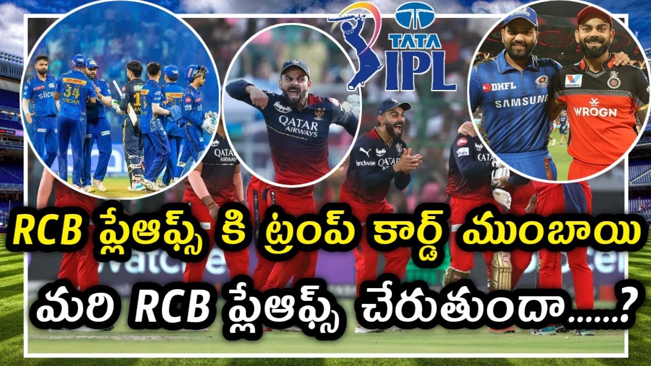 RCB's Playoff Hopes Hang on a Thread: Can Mumbai Indians Help Them Make ...