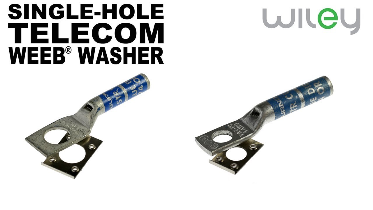 WILEY Single-Hole TELECOM WEEB® Washer - YouTube