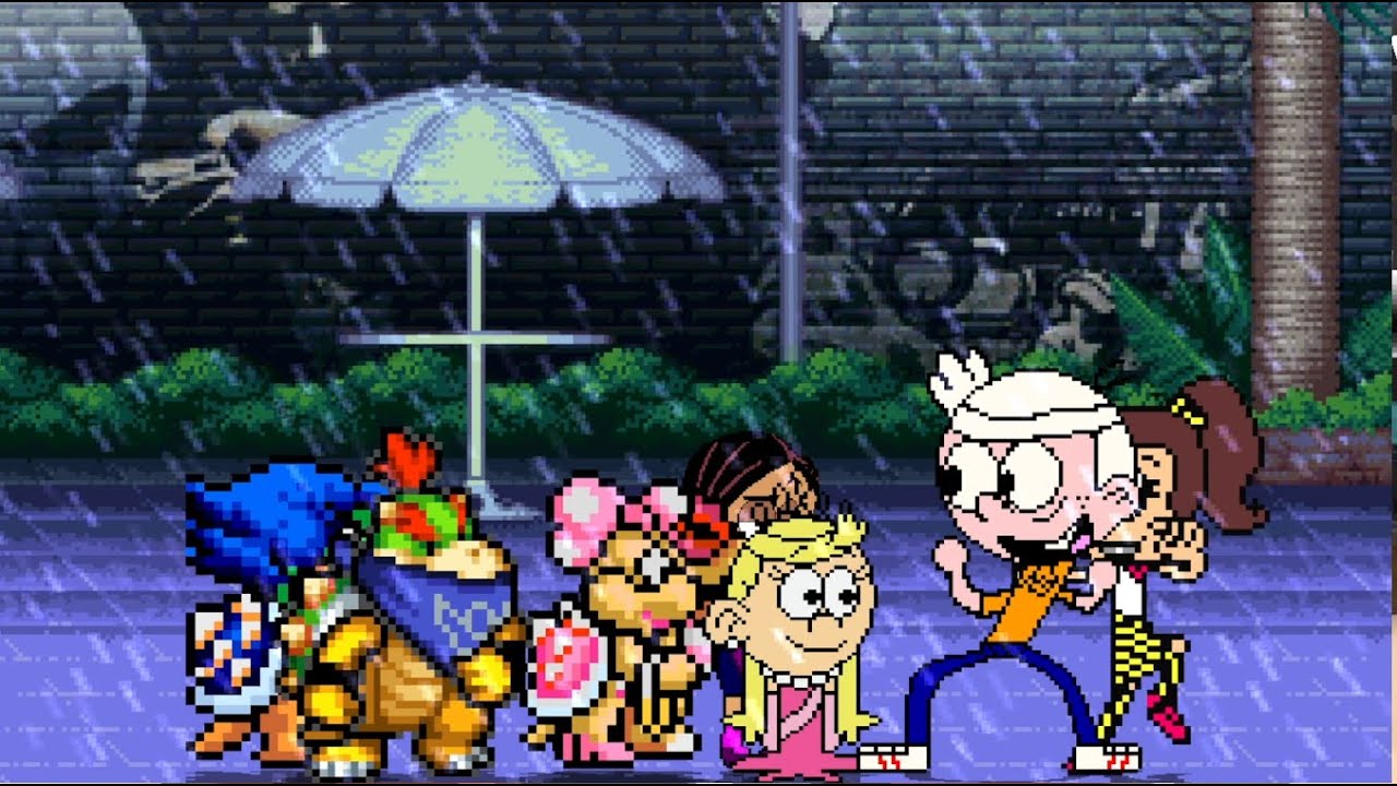 Bowser Jr, Ludwig Koopa, Wendy Koopa, & Roy Koopa Vs Lincoln, Luan ...