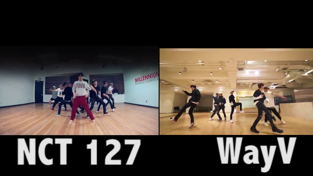 NCT 127 vs WayV Regular Dance Choreography Comparison - YouTube