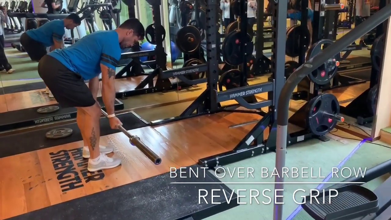 Bent Over Barbell Row (Reverse Grip) - YouTube