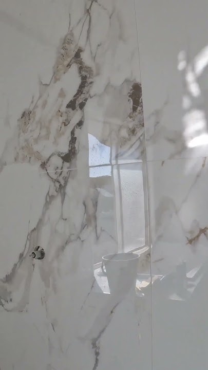 How beautiful are 1200x600 tiles DIY - YouTube