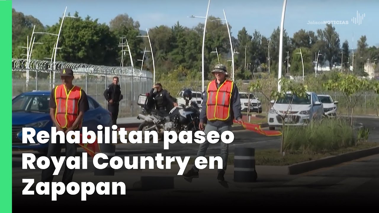 Rehabilitan paseo Royal Country en Zapopan | Jalisco Noticias - YouTube