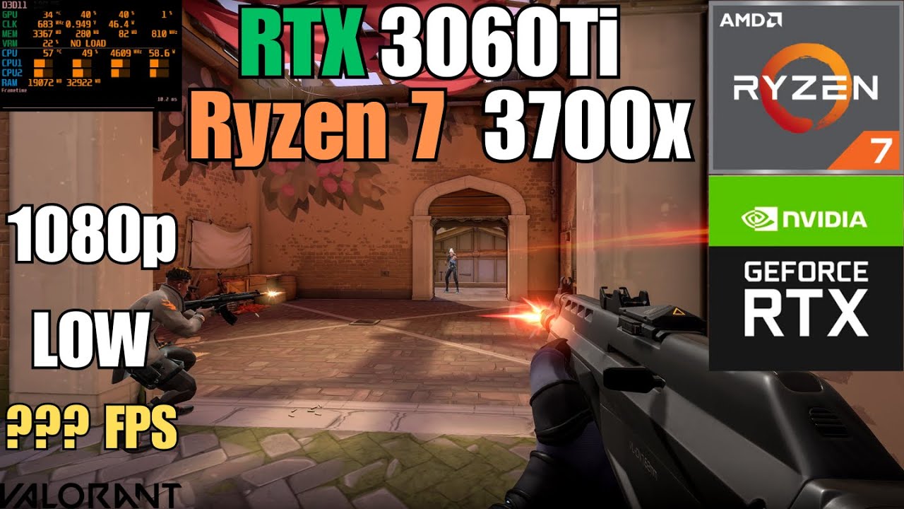 Valorant FPS Test | RTX 3060Ti + Ryzen 7 3700x | Low Settings Benchmark ...
