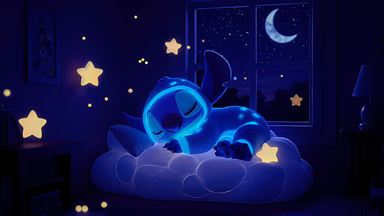 Fall into Deep Sleep in Just 4 Minutes with Stitch 🌙 | Calming Music ...