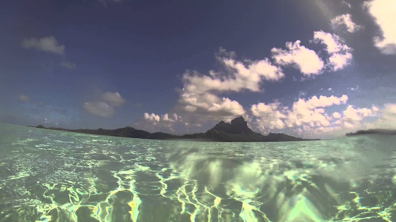 Crystal Clear Water in Bora Bora Lagoon (Jet Ski Tour) - YouTube