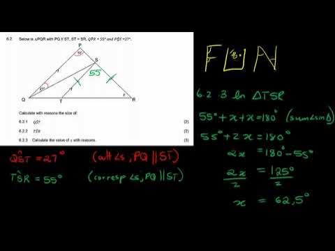 Grade 10 Geometry Test Questions - YouTube