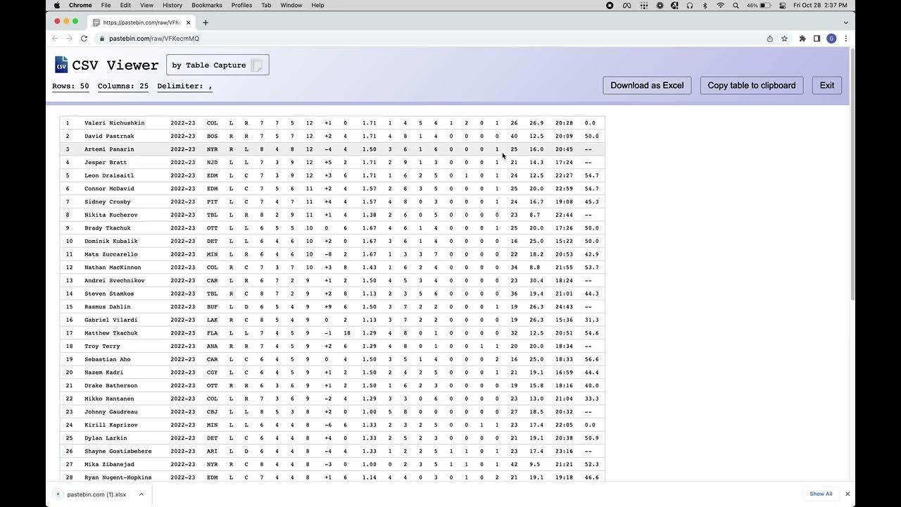 CSV Viewer by Table Capture: Lightning Demo - YouTube