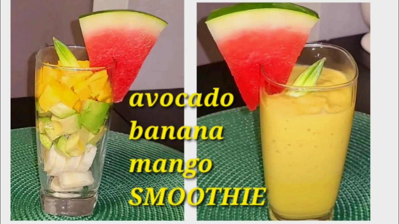 smoothie recipe/NO SUGAR/HOW I MAKE MY SMOOTHIE AT HOME - YouTube