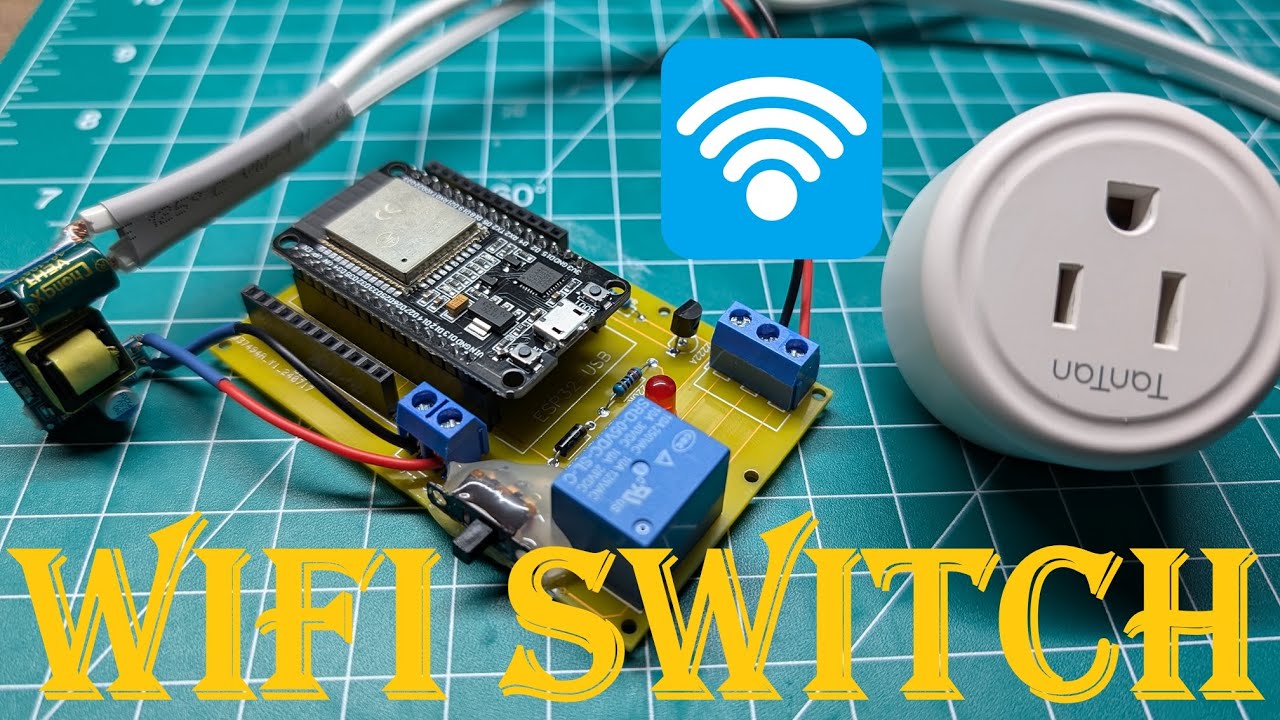 Make Your Own Smart Switch Pcb Esp32project Youtube