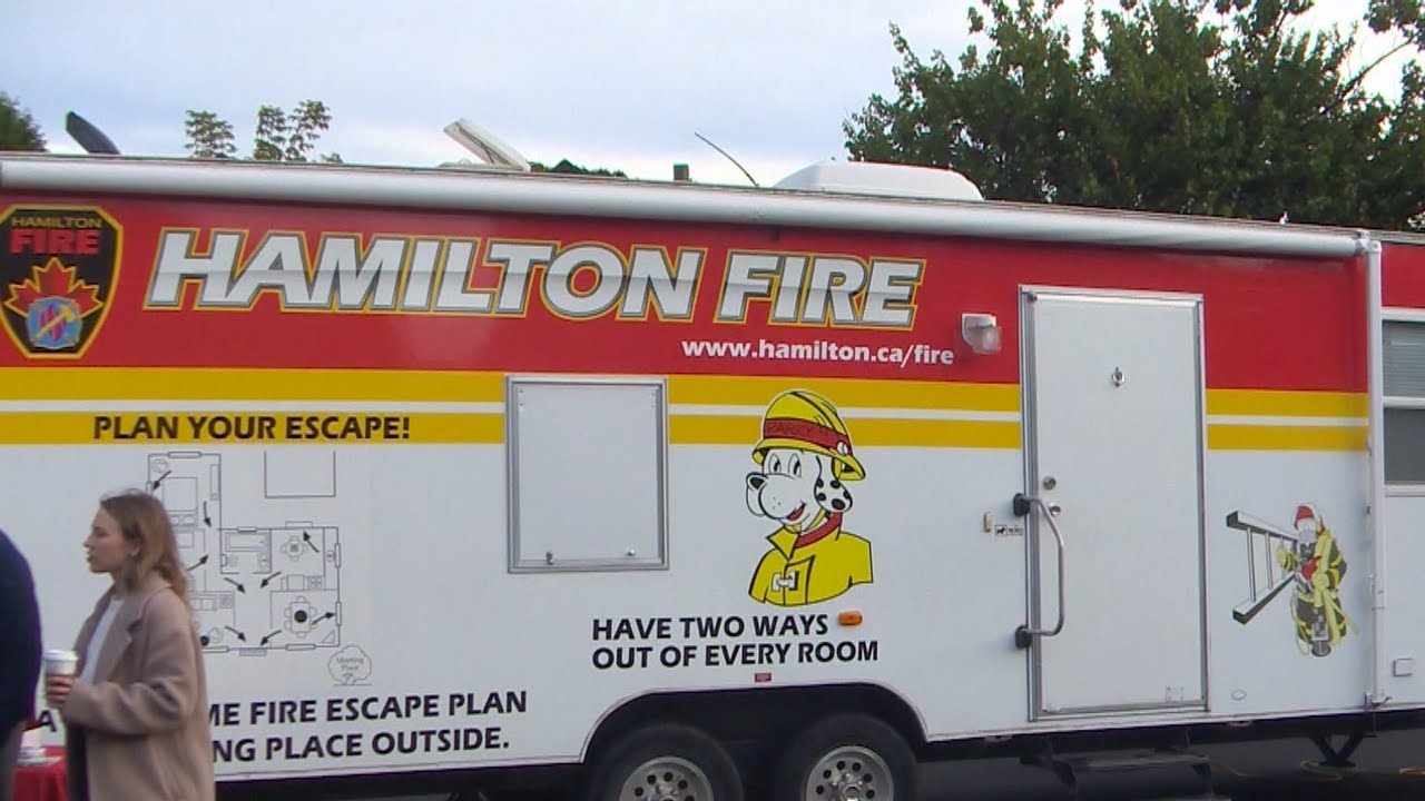 Hamilton Fire Department promotes Fire Safety Week - YouTube