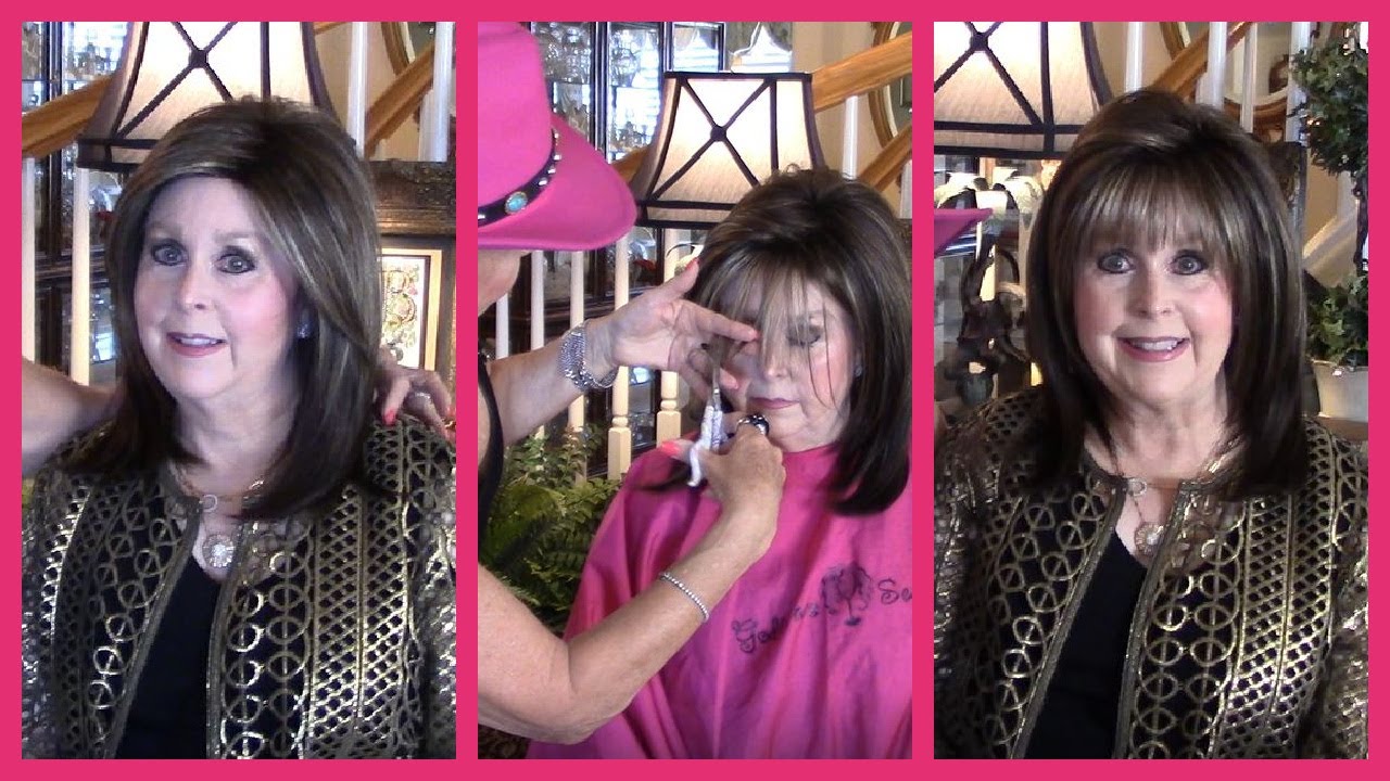 How to Get Long Wig Hair Out of Your Face by Trimming or Backcombing ...