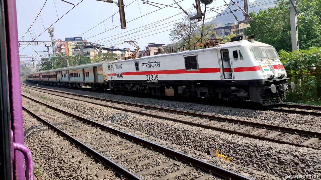 Gone in 11 Seconds | Hyderabad - Mumbai CSMT SF Express powered by ...