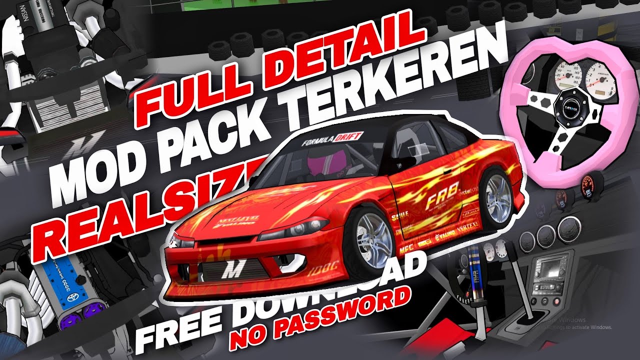 MOD PACK FULL DETAIL+ENGINE 2JZ REALSIZE FREE NO PASSWORD🥵| FR LEGENDS ...