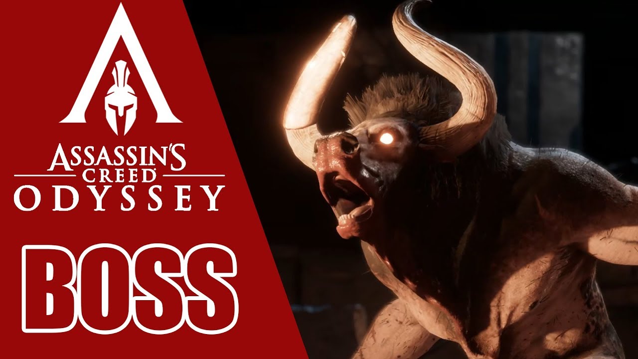Assassin's Creed Odyssey - Minotaur Boss Fight - Walkthrough Gameplay ...
