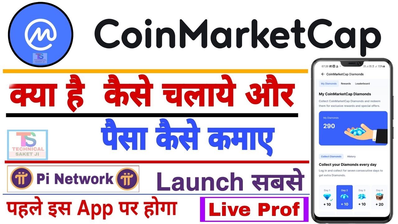 Coin market cap Kaise use kare || Coin market cap me account kaise ...