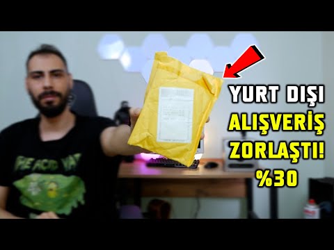 Yurt Dışından Alışveriş Yapanlar Daha Fazla Ödeyecek?! %30 Vergi Gelebilir