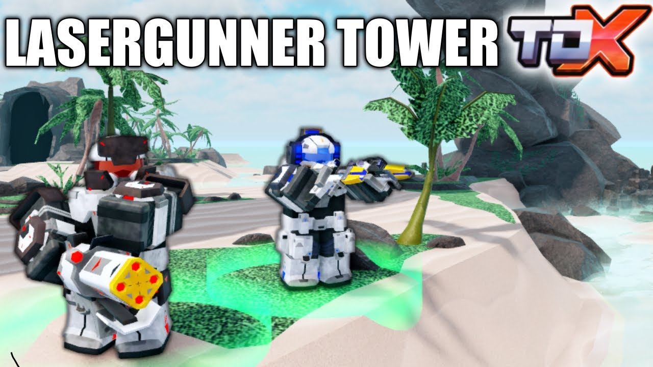 TDX LASER GUNNER Tower Review.. | ROBLOX - YouTube