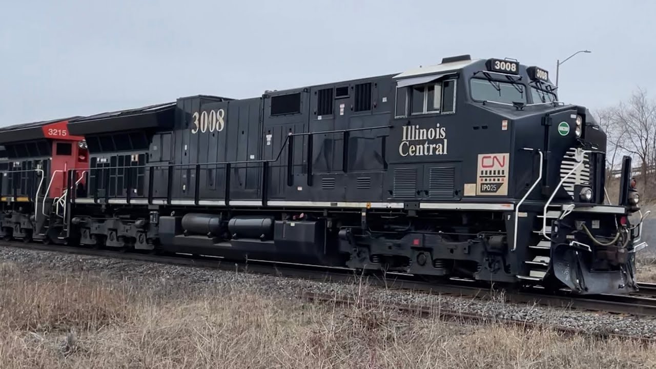 IC Heritage Unit! CN Train 384 Burlington West Mile 49 Halton ...