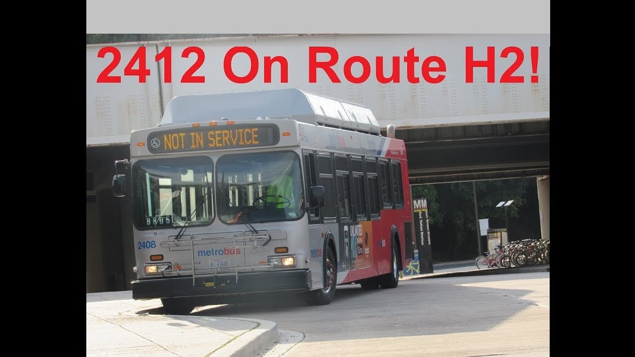 NeoplanDude | WMATA Metro 2002 New Flyer C40LF #2412 On Route H2 To ...