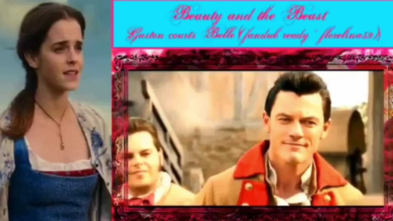 FANDUB Gaston Courts Belle - YouTube