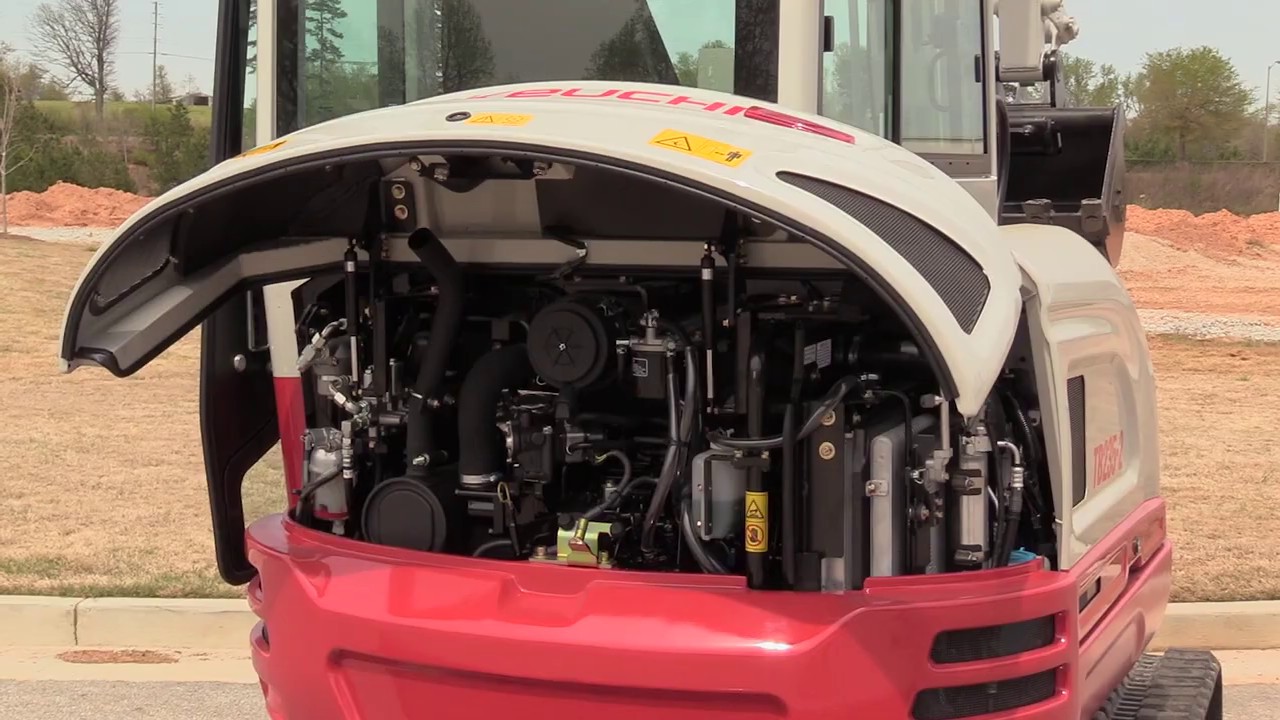 Takeuchi TB235-2 Engine and Serviceability - YouTube