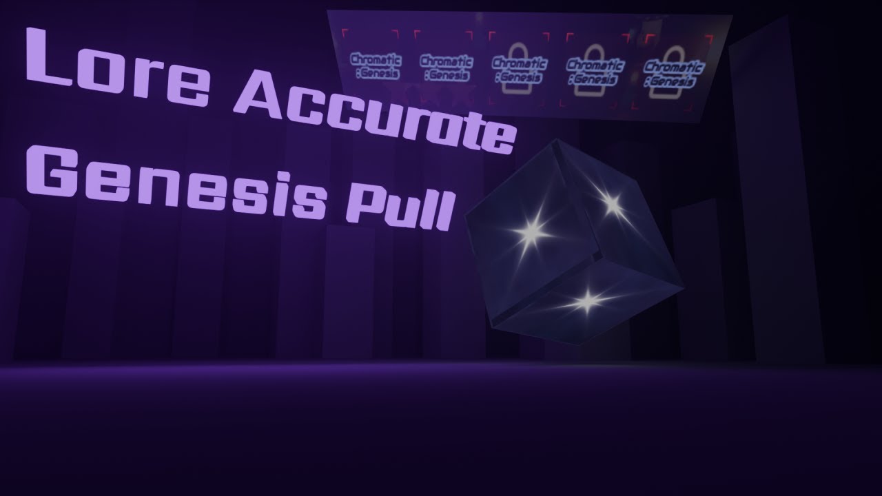 lore accurate genesis pull - YouTube