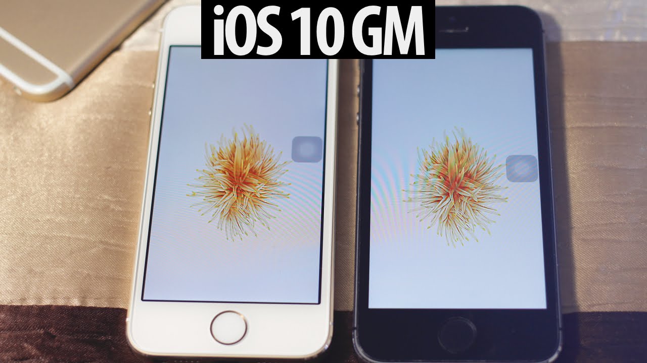 iPhone 5S - iOS 10 GM vs. iOS 9.3.5 Speed Test + Benchmark! #IOS # ...