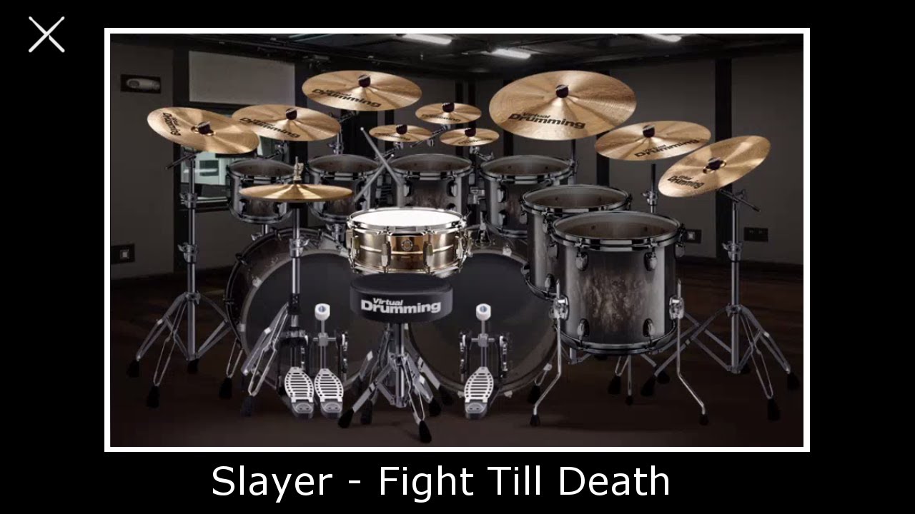 Slayer - Fight Till Death (Virtual Drumming Cover) - YouTube