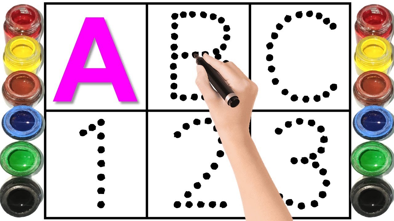 One two three, 1 to 100 counting, 123 Numbers, ABC, abcd, a to z, ABCD ...